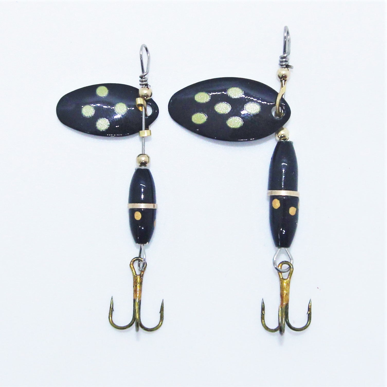 Trigger Bug svart/gull prikker- fishkingnorway