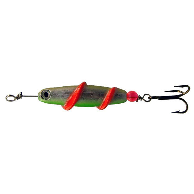 Sølvkroken Pinjong Spinner oransje/gul/grønn, 3,5 gram- fishkingnorway